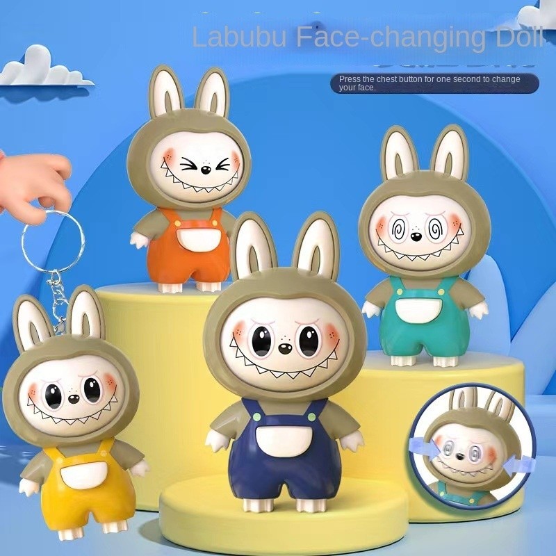 Jual LABUBU FACE SWAP BERUBAH EKPRESI WAJAH DENGAN SATU TOMBOL MAINAN ...