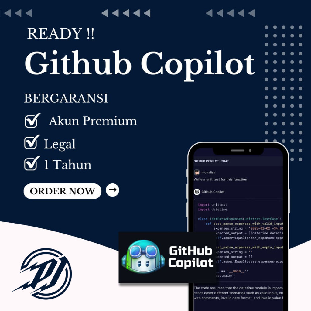 Jual Github Copilot Premium 1 Tahun Murah Garansi Full (Toko Buka 24 Jam) | Shopee Indonesia