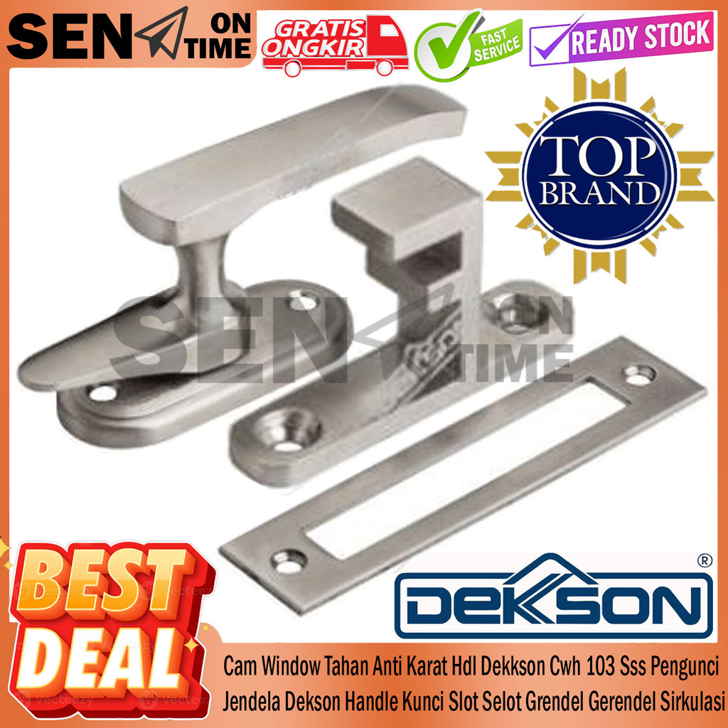 Jual Rambuncis Cam Window Hdl Dekkson Cwh 103 Sss Pengunci Jendela ...