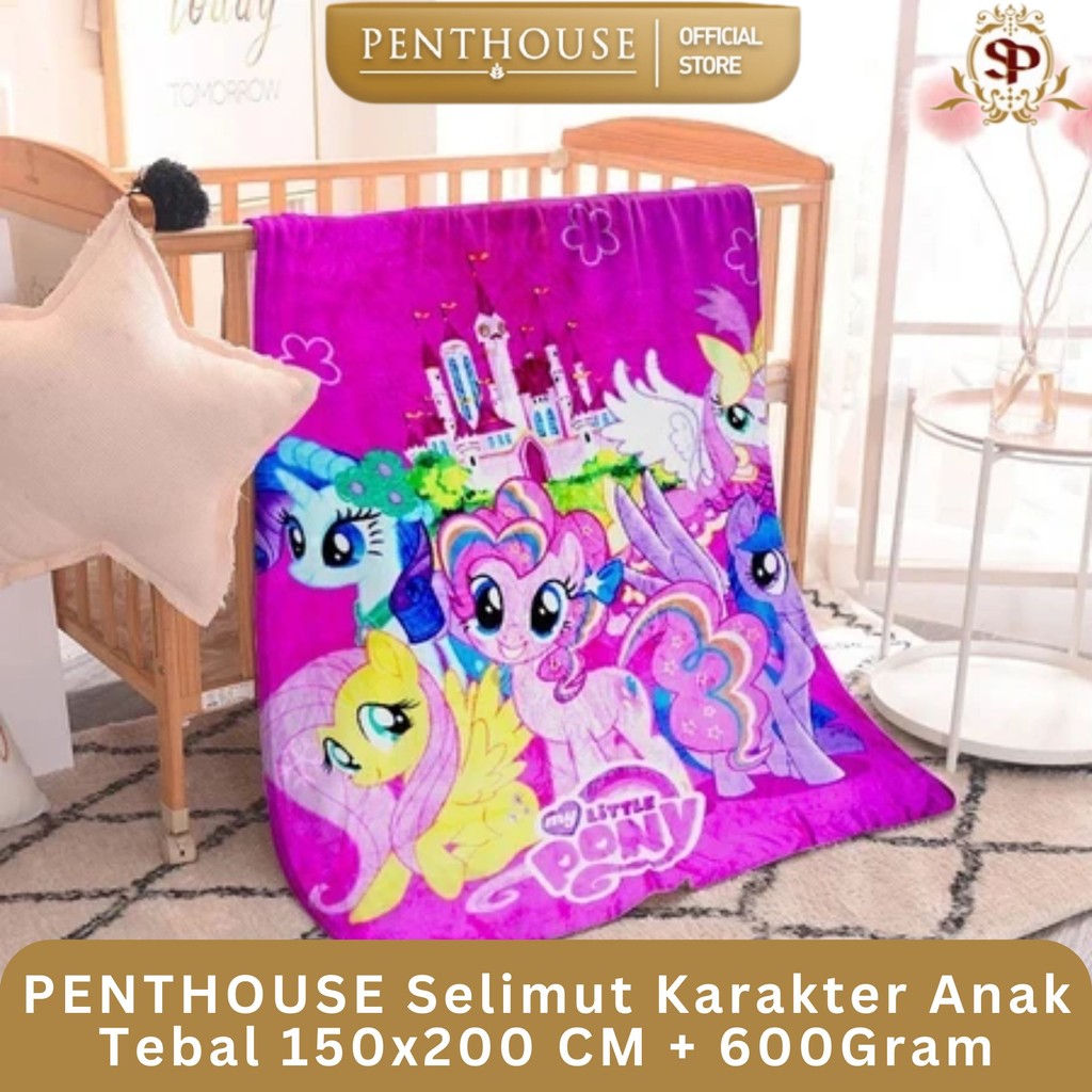 Jual PENTHOUSE Selimut Karakter Anak Tebal Lembut 150x200 CM + List ...
