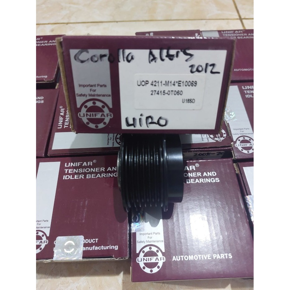 Jual BEARING PULLEY PULLY ALTERNATOR TOYOTA NOAH VOXY WISH NEW ALTIS ...