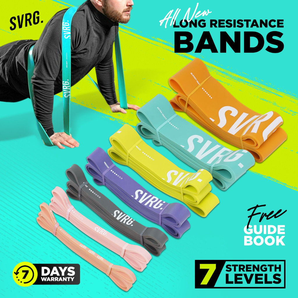Jual SVRG CLEARANCE SALE Long Resistance Band | Premium Latex | Karet ...