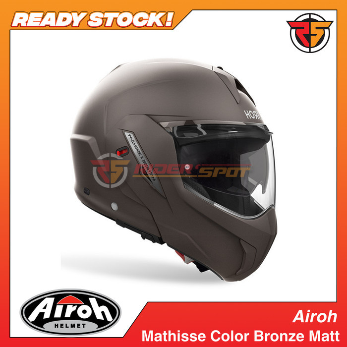 Jual Helm Motor Airoh Mathisse Color Bronze Matt Modular Helmet ...