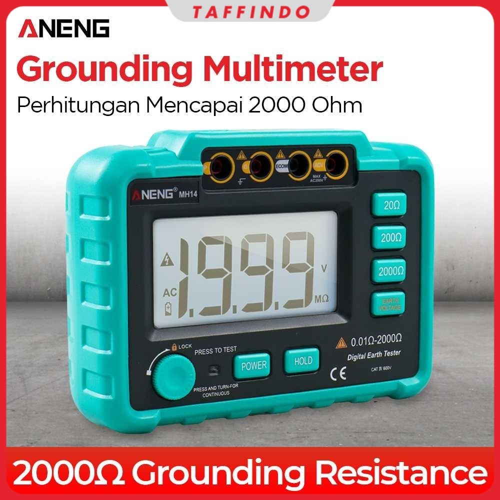 Jual ANENG Digital Earth Tester Grounding Multimeter - MH14 | Shopee ...
