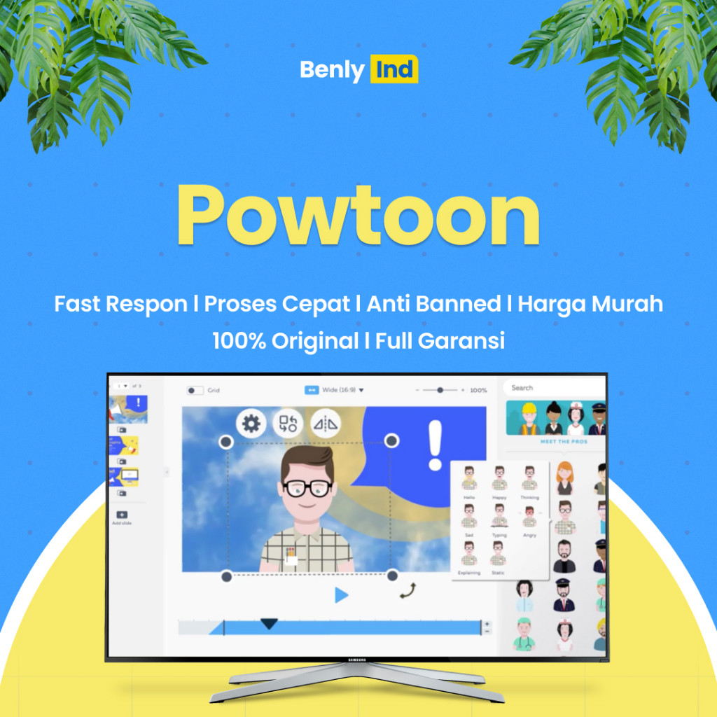 Jual Akun Powtoon Pro+ Premium Sharing 6 Bulan - Tools Online pembuat ...