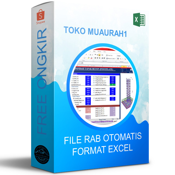 Jual file RAB excel otomatis untuk referensi belajar | Shopee Indonesia