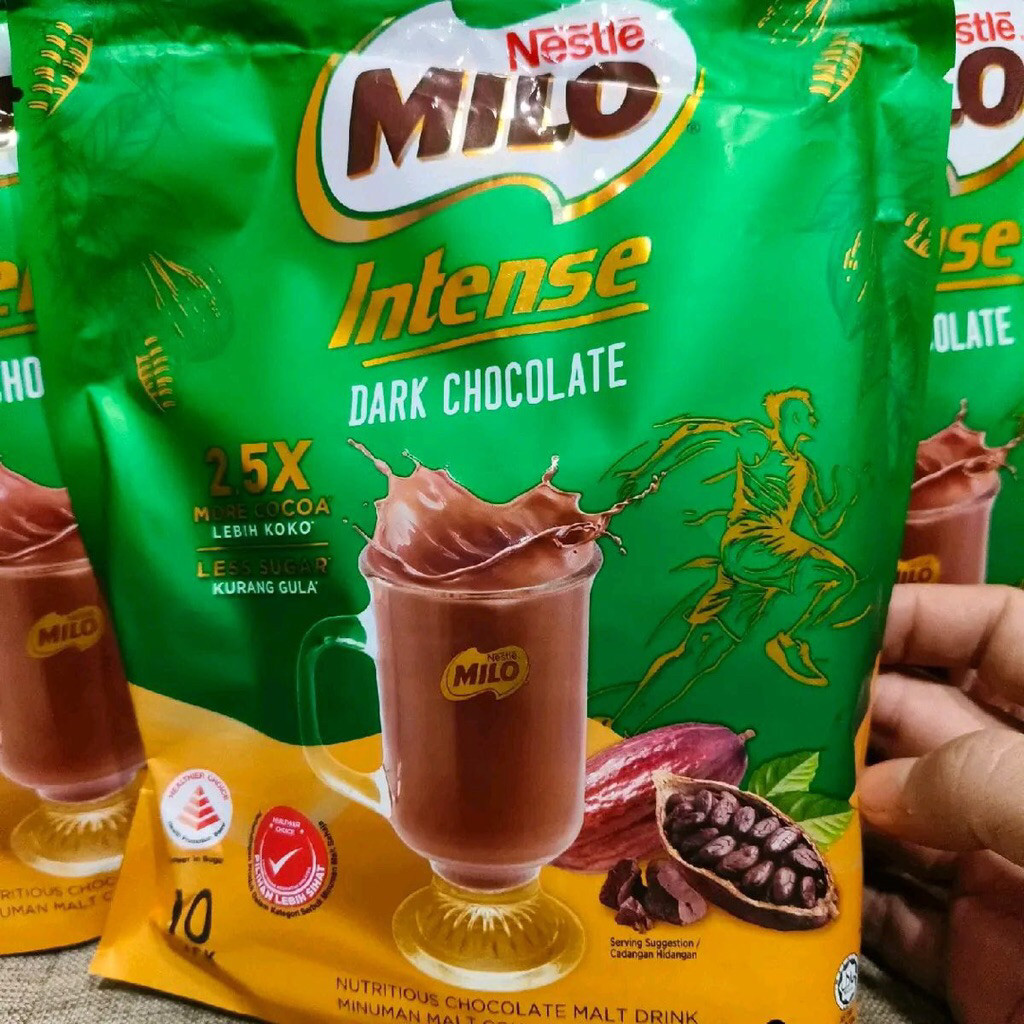 Jual Milo Intense Dark Choco Original Malaysia 10stick - Coklat Hitam ...