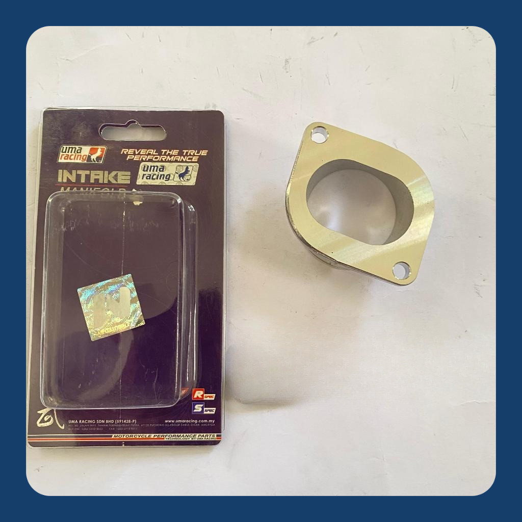 Jual Intake manifold model pendek short mx king vixion R15 Uma Racing ...