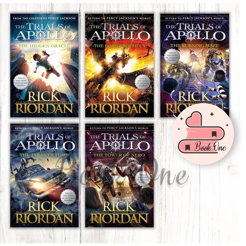 Jual Buku Bahasa Inggris The Trials of Apollo (Book 1-5 Series) (Rick ...