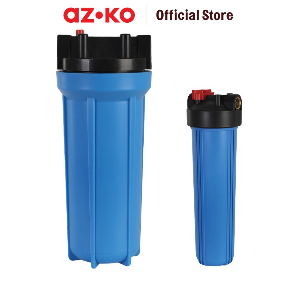 Jual AZKO Fosa Housing Filter Air - Biru Solid Housing Saringan Air ...