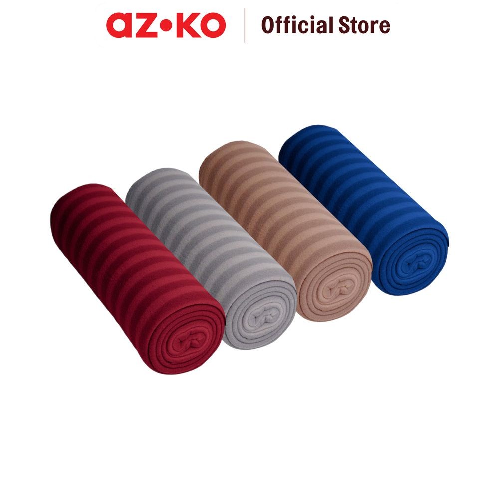 Jual AZKO Sleeplite Selimut Polar Fleece Stripe Blanket Kain Penghangat ...