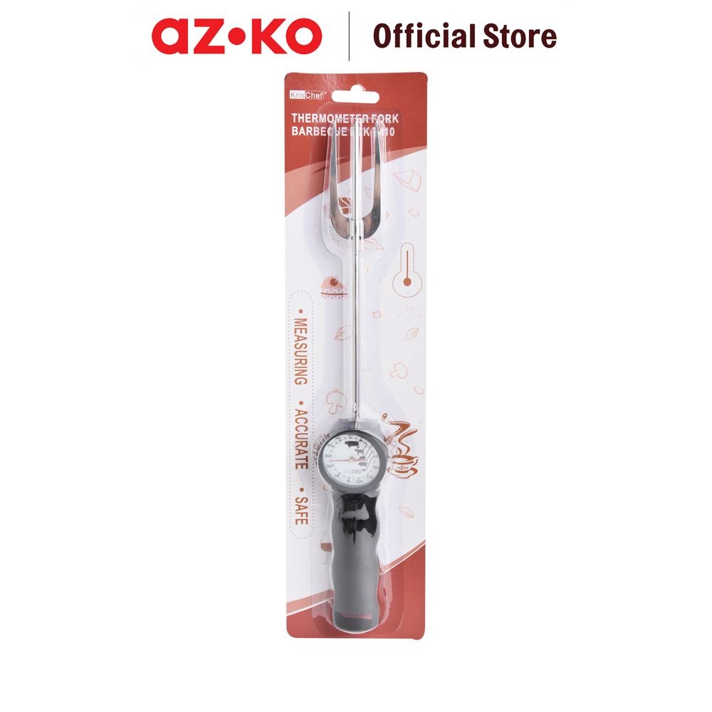 Jual AZKO Krischef Garpu Termometer Untuk Barbercue - Hitam Termometer ...