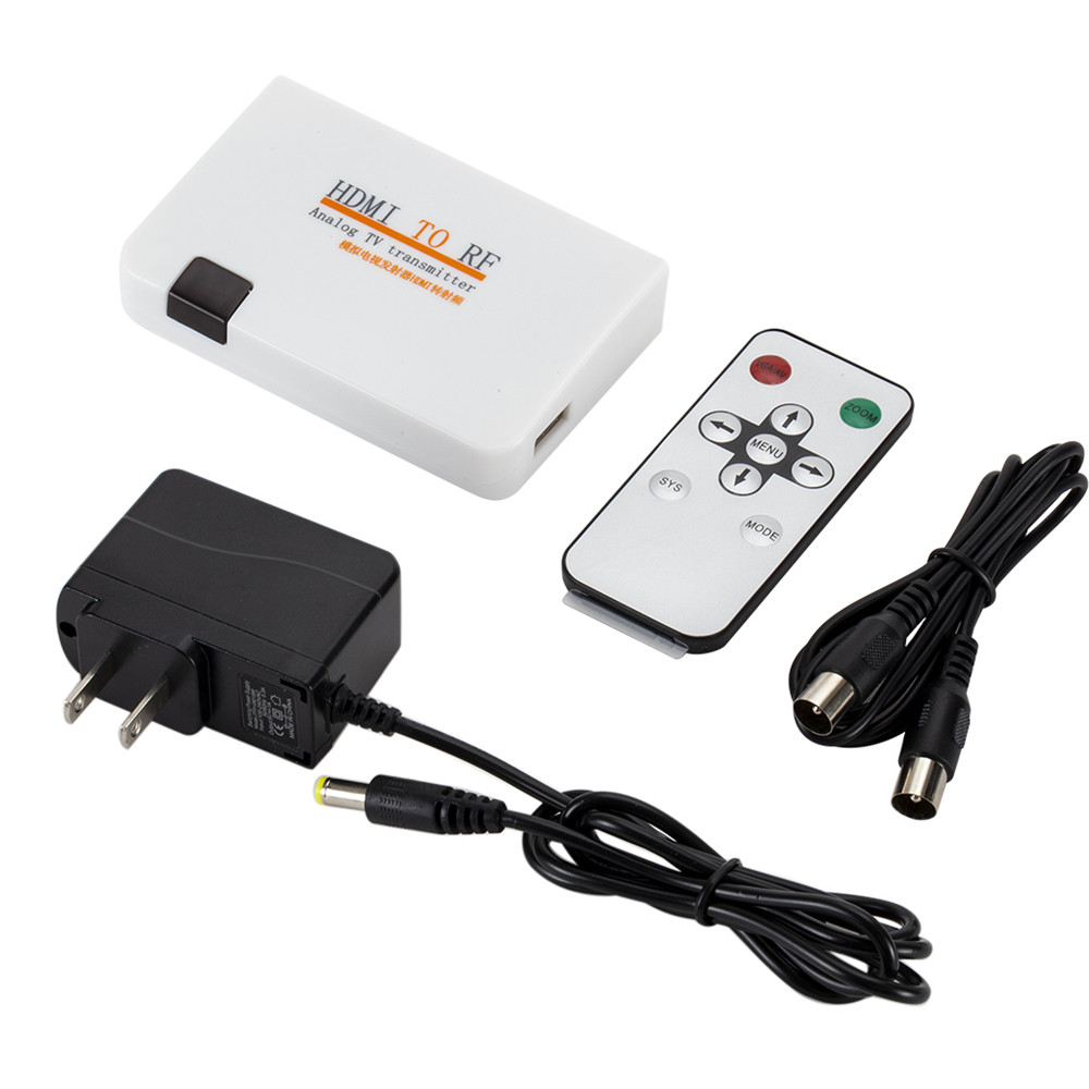 Jual HDMI-Compatible To Rf Coaxial Modulator Converter Box Analog ...