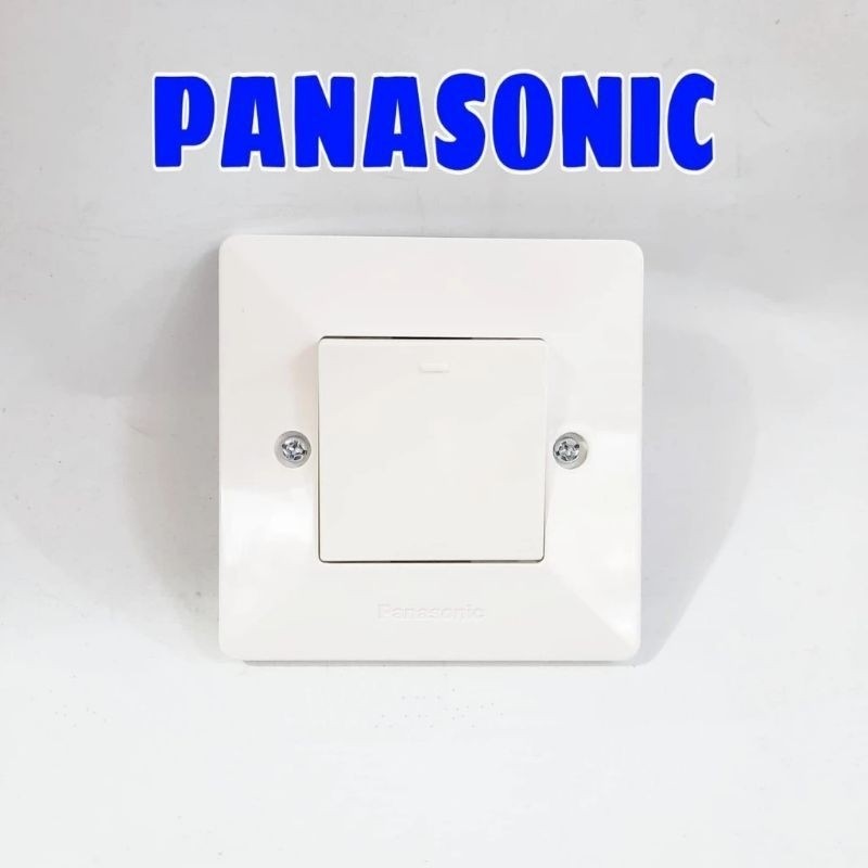 Jual Saklar Single Lebar Panasonic WCJP 51181 / Saklar Engkel Flasimo ...