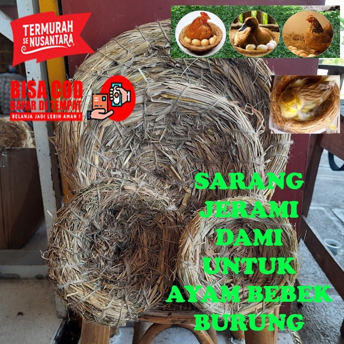 Jual READY TARANGAN SARANG JERAMI DAMI PADI TEMPAT BERTELUR BURUNG ...