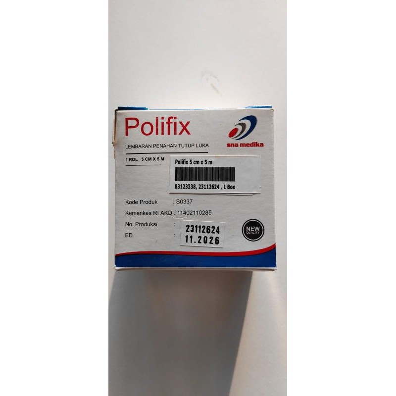 Jual PROMO Plaster Luka Polifix 5cmx5m (Tanpa BOX) | Shopee Indonesia