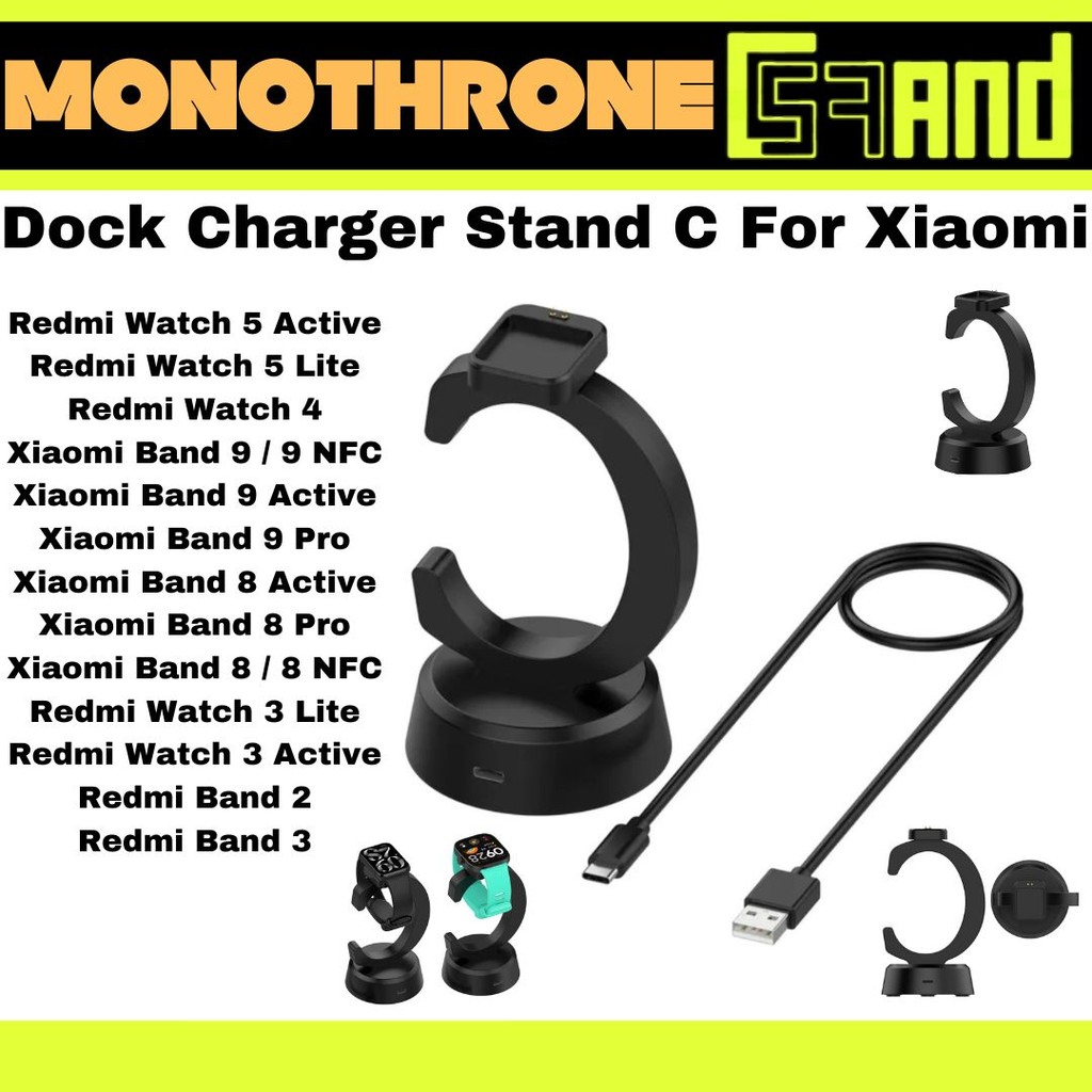 Jual Kabel Dock Charger Redmi Watch 5 Active Lite Smart Band 9 8 Pro ...