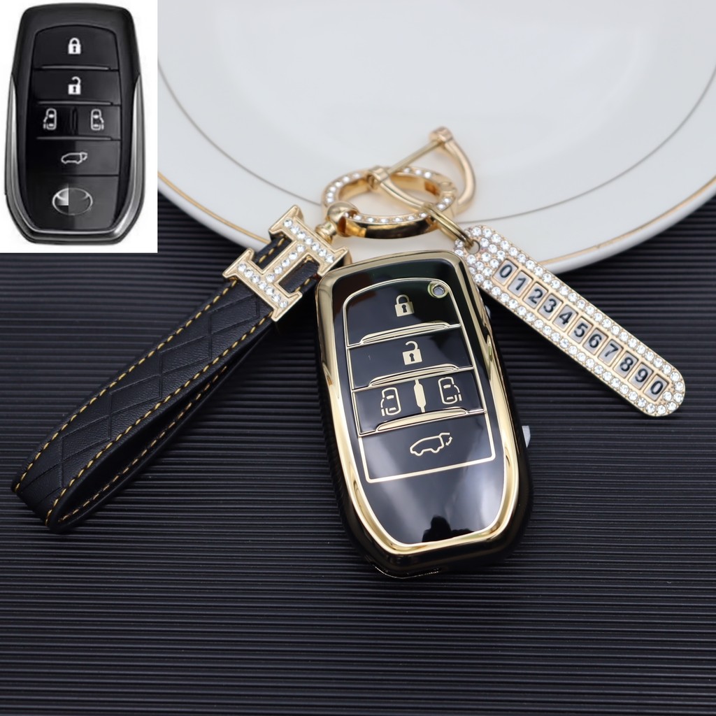 Jual For Toyota smart key case cover casing for Hilux Revo/Innova ...