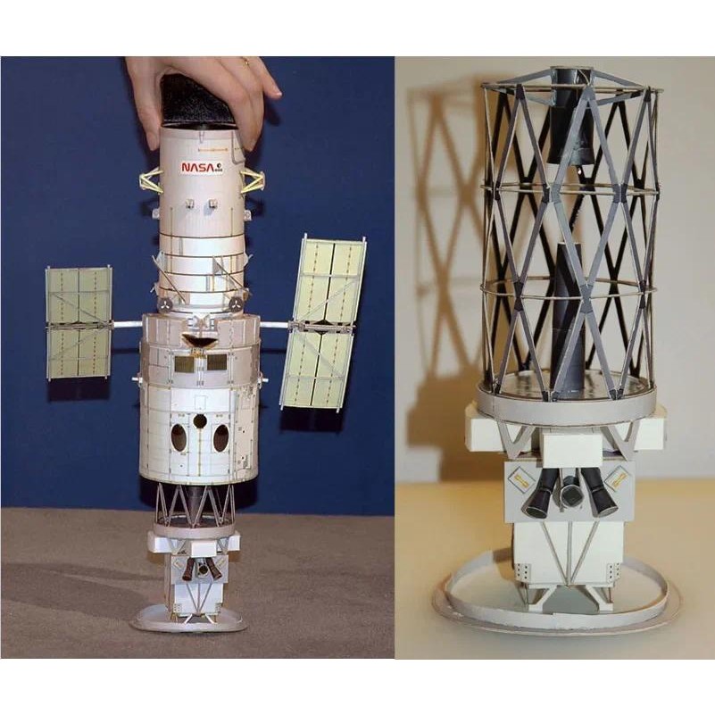 Jual 1/48 With Built-in Version Hubble Space Telescope 38cm 3D Paper ...