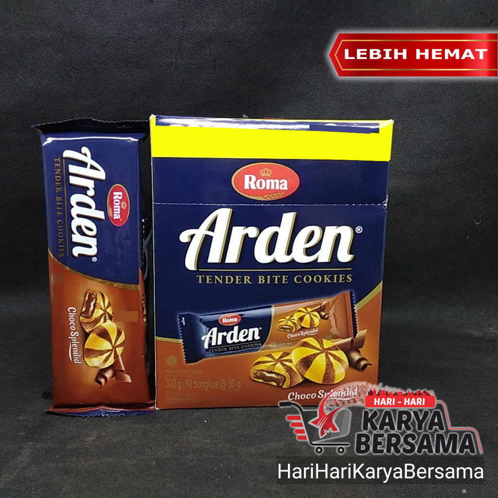 Jual MAKANAN RINGAN BISKUIT ROMA ARDEN CHOCO SPLENDID KUKIS KRIM COKLAT ...