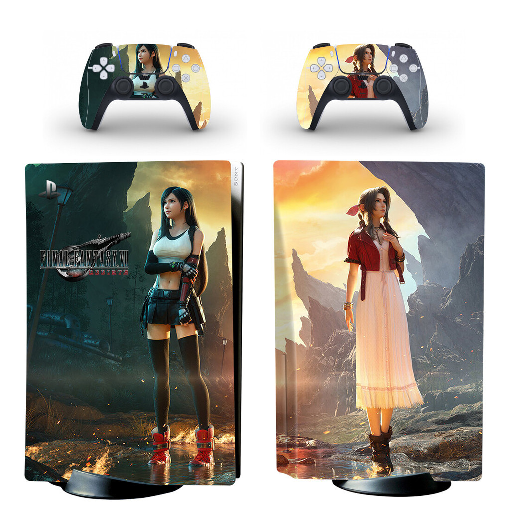Jual Game Final Fantasy 7 Rebirth PS5 Standard Disc Skin Sticker Decal ...