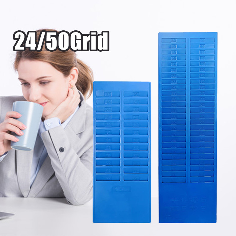 Jual 【New Arrivals】Isi 24/50 Sheet Tempat Kartu Absensi Rak Tempat ...