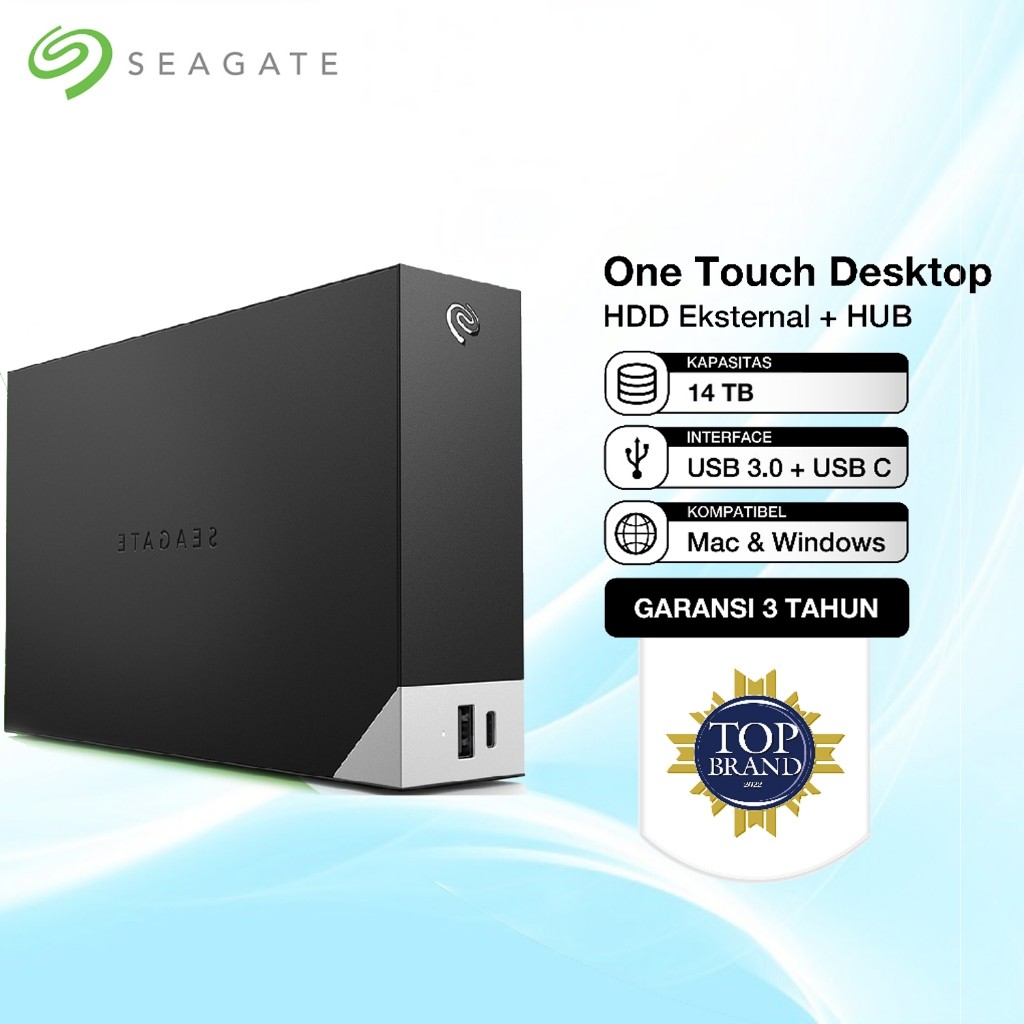 Jual Seagate One Touch Desktop Hub HDD / Hardisk Eksternal 14TB USB3.0 ...