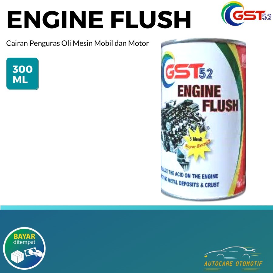 Jual Gst52 Engine Flush 300ML Flushing Oil Cairan Pembilas Penguras oli ...