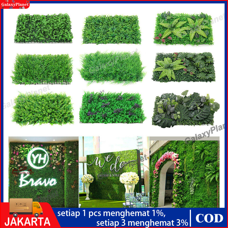 Jual Rumput Dolar Sintetis 60cmx40cm Rumput Buatan Plastik Rumput ...
