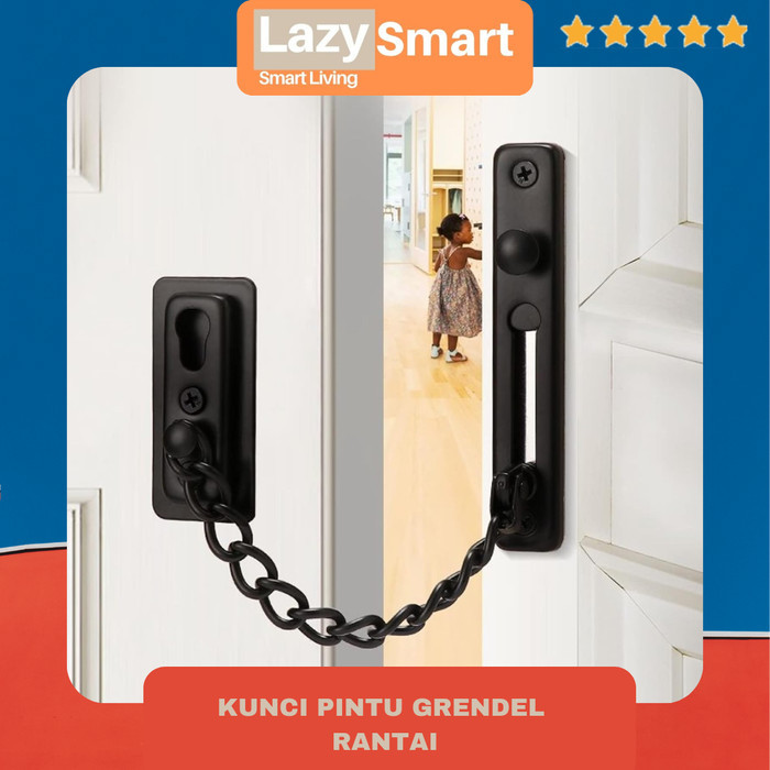 Jual Kunci Pintu Grendel Rantai Selot Pintu Rumah Anti Maling Door ...