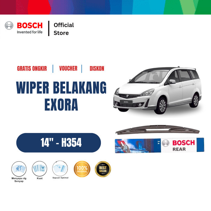 Jual Bosch Rear Wiper Belakang Mobil Proton Exora Rock Lock 3 14" H354 | Shopee Indonesia