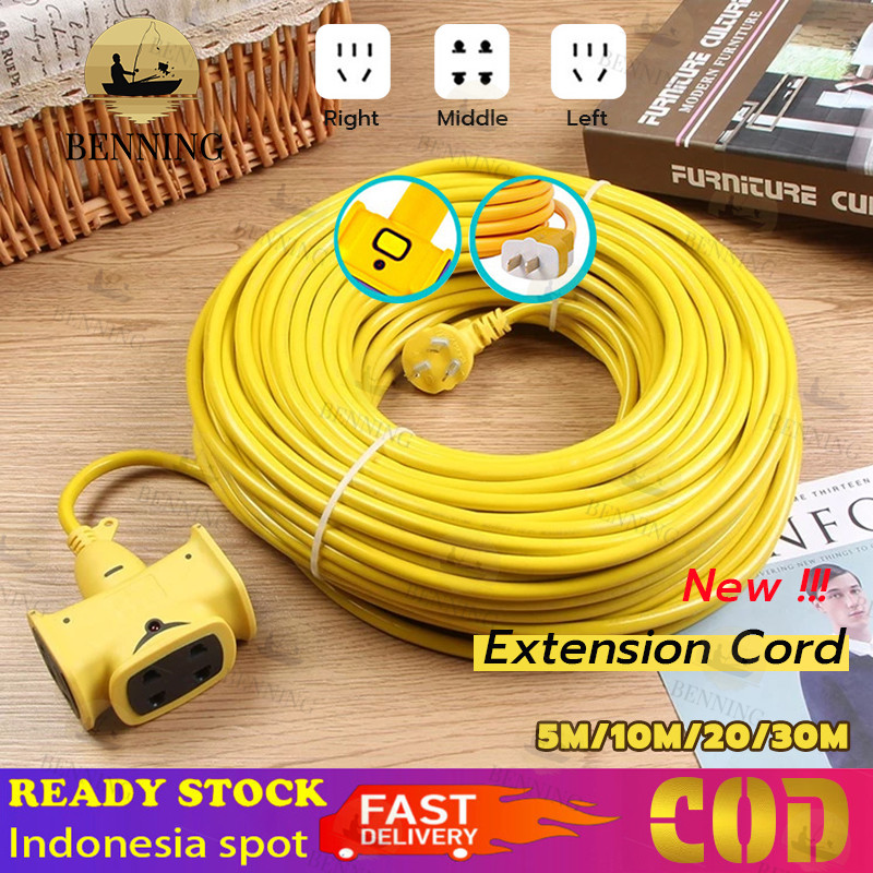 Jual 【COD】30m mtr Kabel Ekstensi 1.5 mm Cable Extension Sambungan Kabel ...