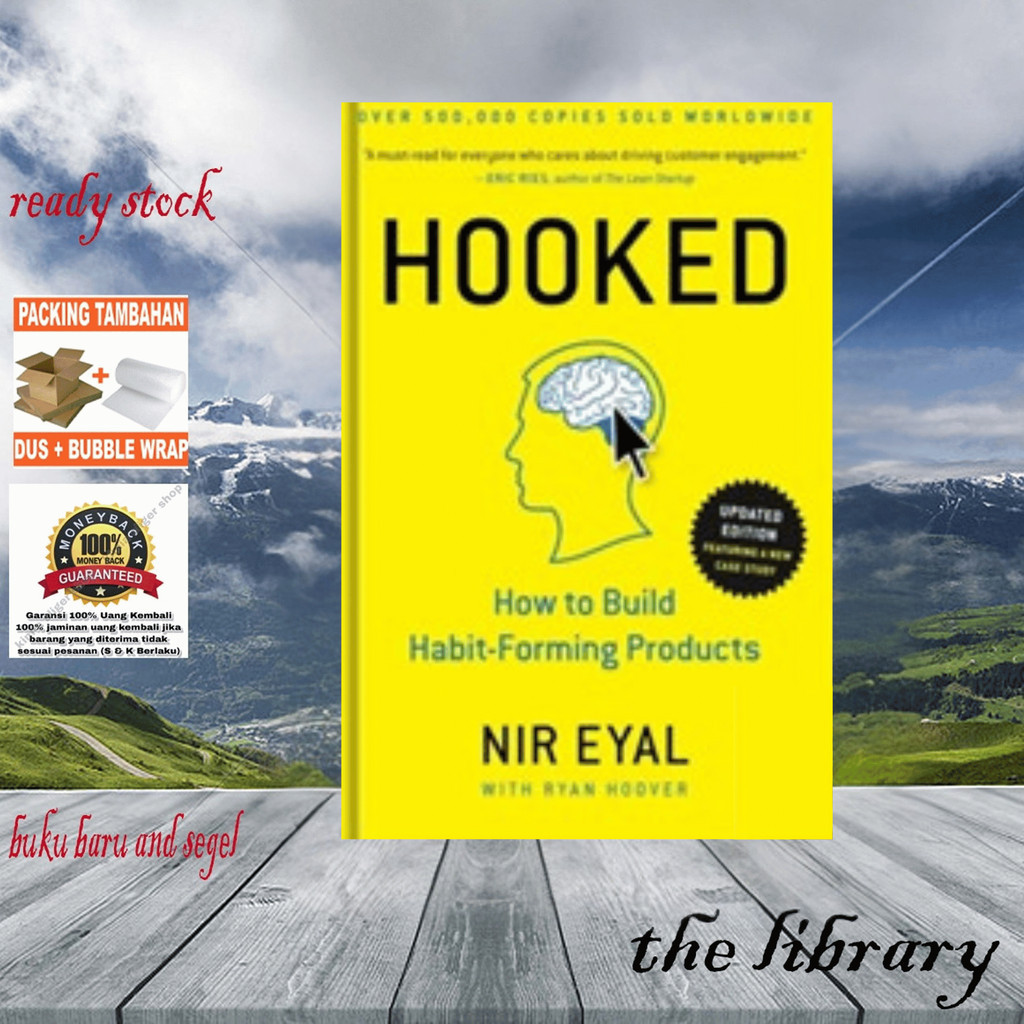 Jual Hooked: How to Build Habit-Forming Products by Nir Eyal (English ...