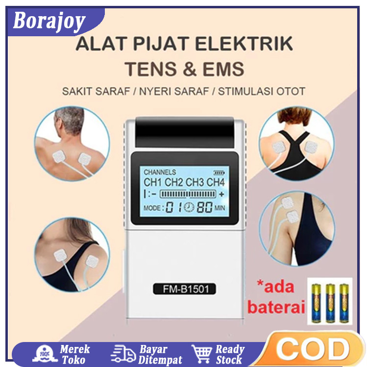 Jual Alat Pijat Terapi Listrik Tens&Ems Refleksi Akupuntur Electric ...