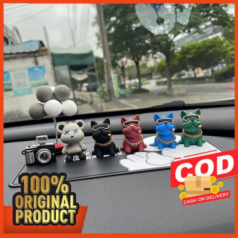 Jual Pajangan Dashboard Mobil Motif Bulldog Keren Dekorasi Mobil ...