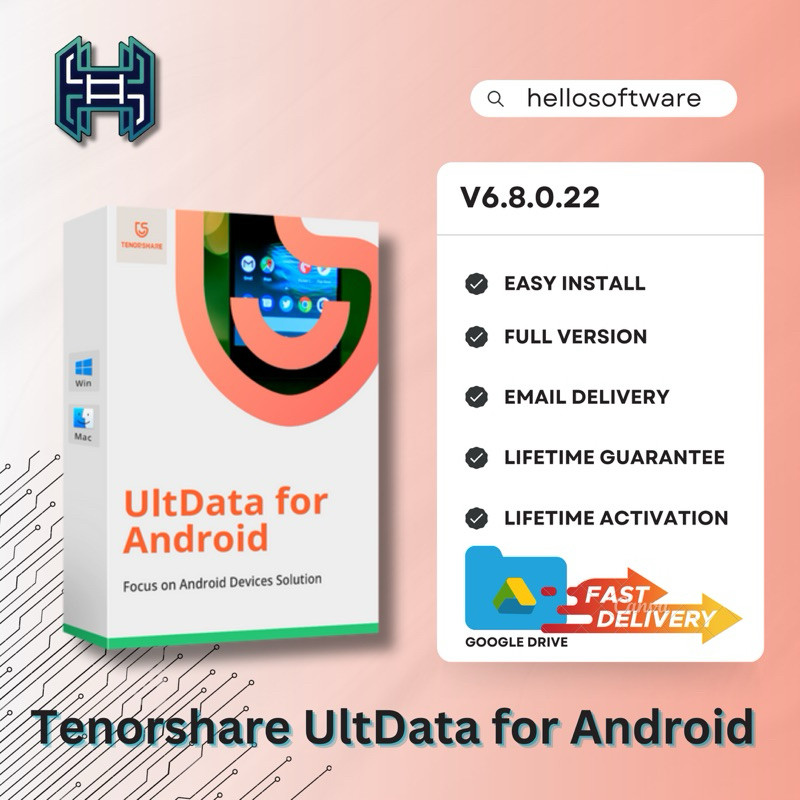 Jual Tenorshare UltData for Android 6.8.0.22 Full Version | Shopee Indonesia