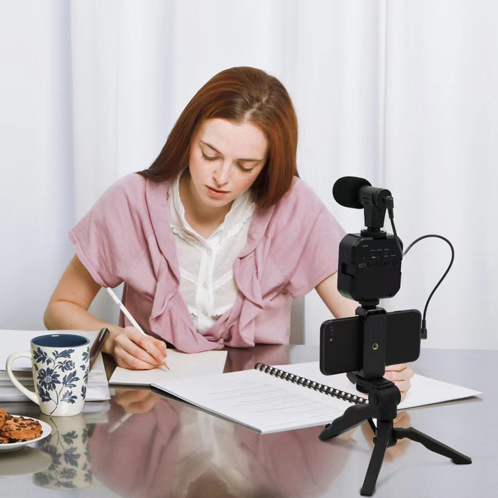 Jual Vlogging Kit Paket Vlog LED Video Light Phone Holder Tripod ...