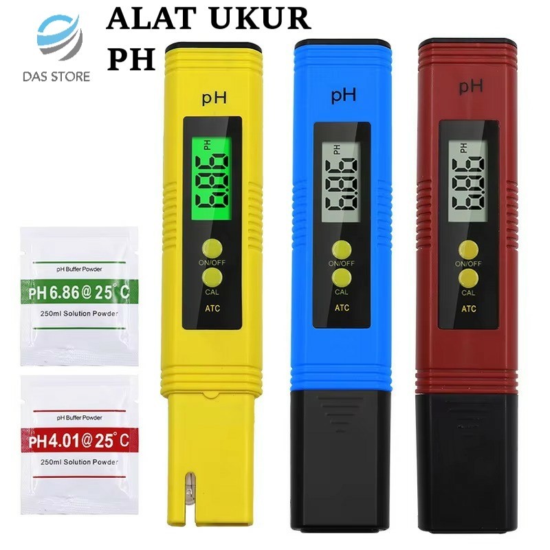 Jual Alat Ukur PH Meter Digital AUTO CALIBRATION + Bubuk Kalibrasi ...