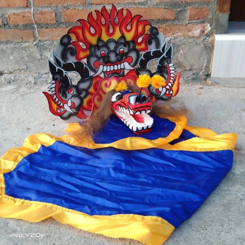 Jual cod!! Mainan tradisional caplokan devil kayu jamang tatah barongan ...