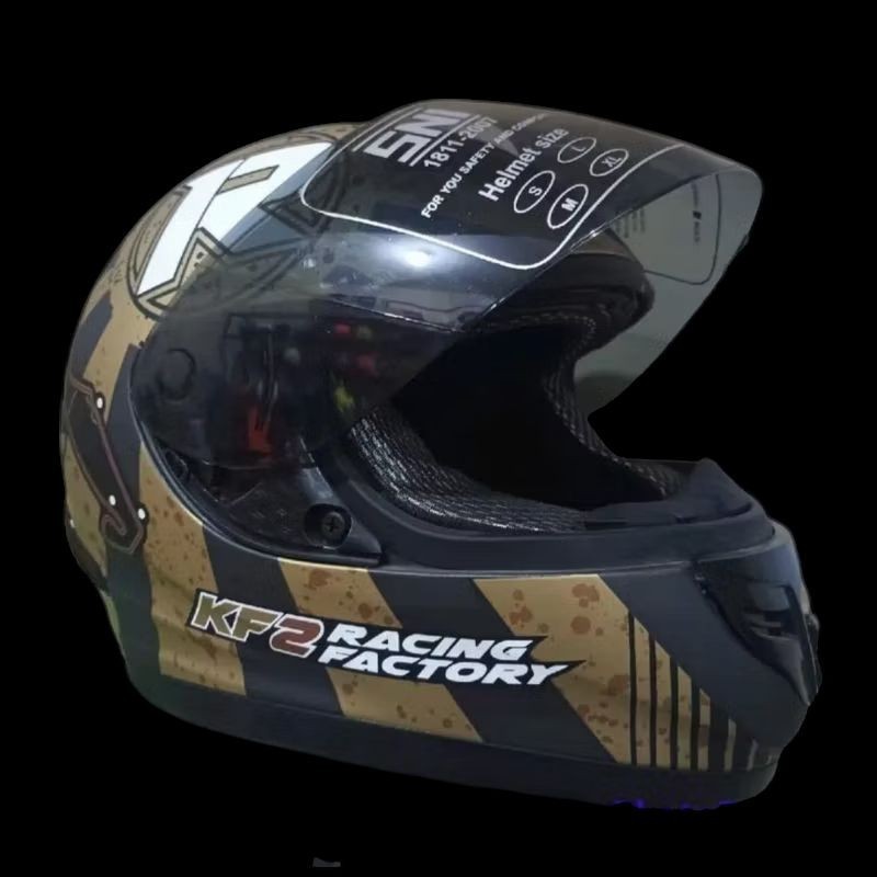 Jual helm kbr full face motif kf2 TERBARU | Shopee Indonesia