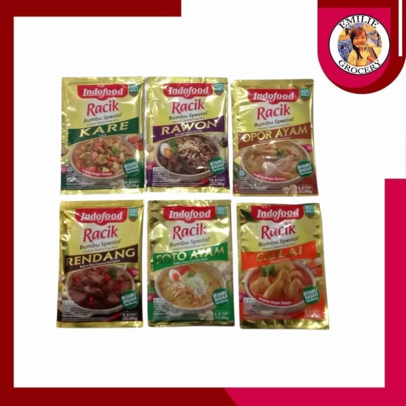 Jual Indofood Racik Bumbu Spesial Varian Gulai Kare Opor Ayam Rawon ...