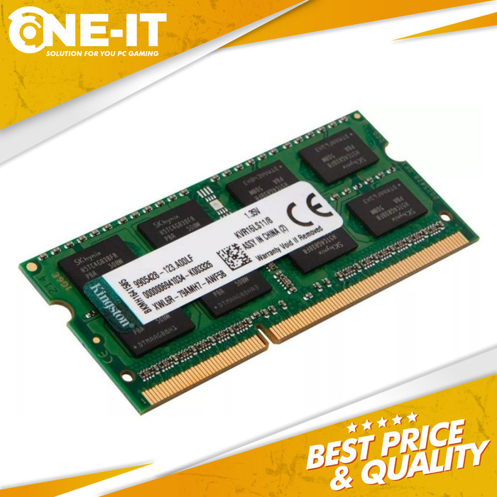 Jual Ram Laptop kingston 8GB DDR3 1600mhz PC3 12800 SODIMM | Shopee Indonesia