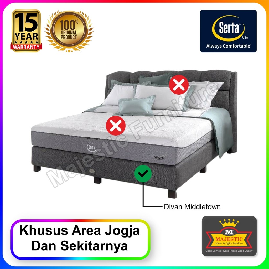 Jual Divan Serta Middletown - 100/120/160/180/200 - Jogja (Tinggi Divan ...