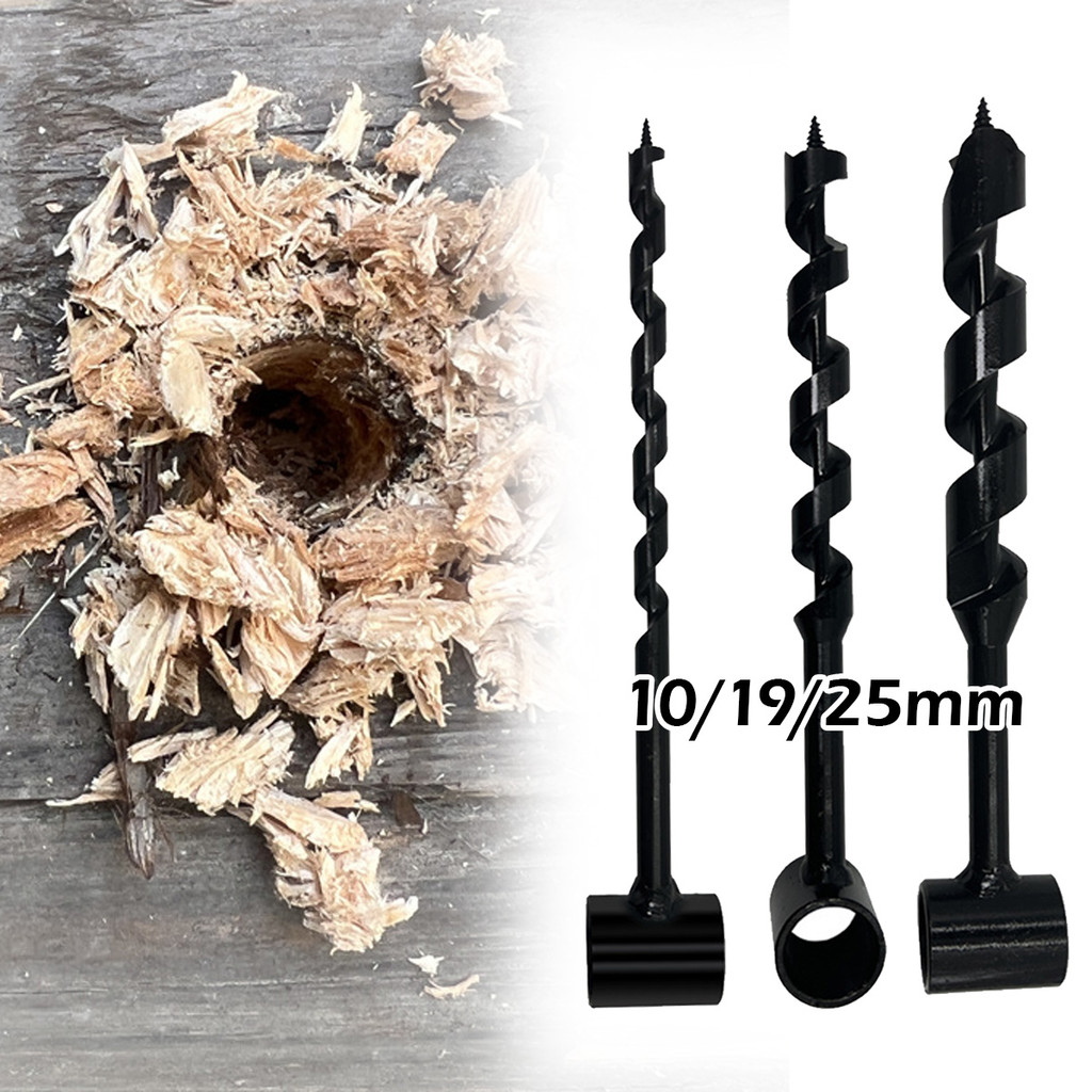 Jual [10/19/25mm]Mata Bor Auger / Bor Manual Tangan Kayu / Auger Drill ...