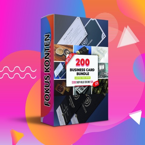 Jual 200 Premium Business Card Templates - Digital Konten | Shopee ...