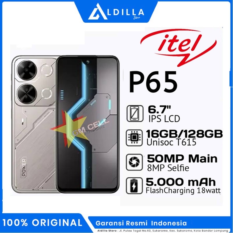 Jual itel P65 RAM 8+8/128GB - Cyber Design with Sleek Ring Light ...