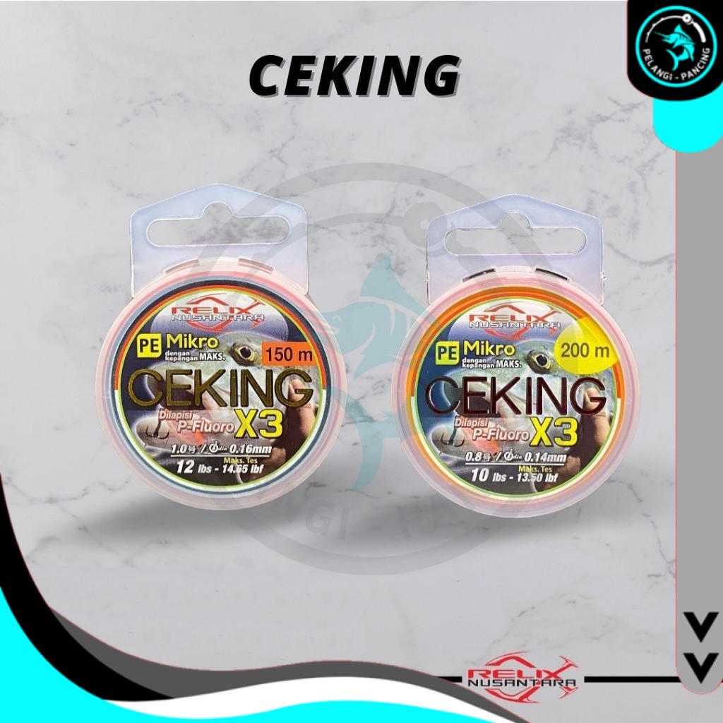 Jual Senar pancing PE X3 Relix nusantara CEKING 150 dan 200 Meter | Shopee Indonesia