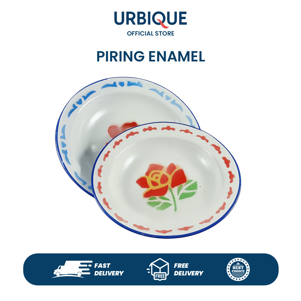 Jual Piring Jadul / Enamel / Kaleng Ukuran Piring Enamel Piring Jadul ...