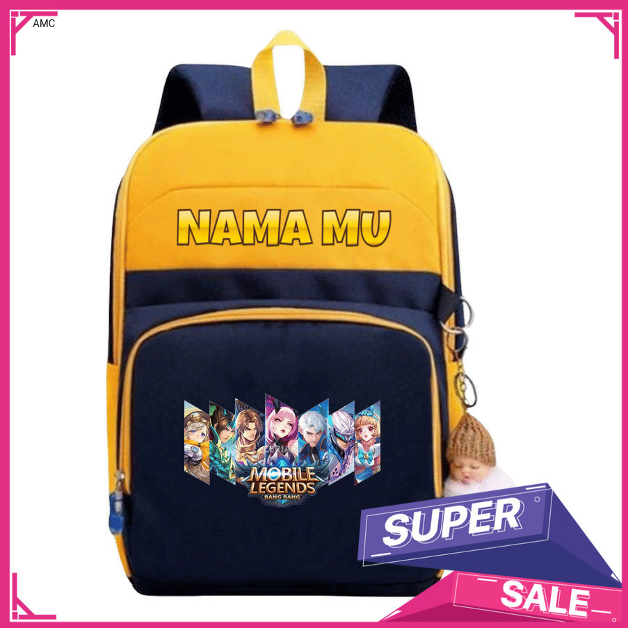 Jual AMC Tas Ransel Anak Mobile Legends – Backpack TK SD Tema Game MLBB ...