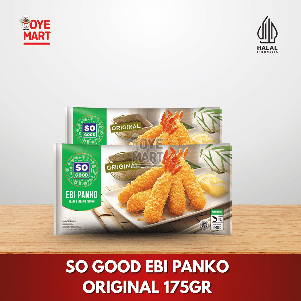 Jual SO GOOD EBI PANKO ORIGINAL 175GR UDANG LAPIS TEPUNG | Shopee Indonesia